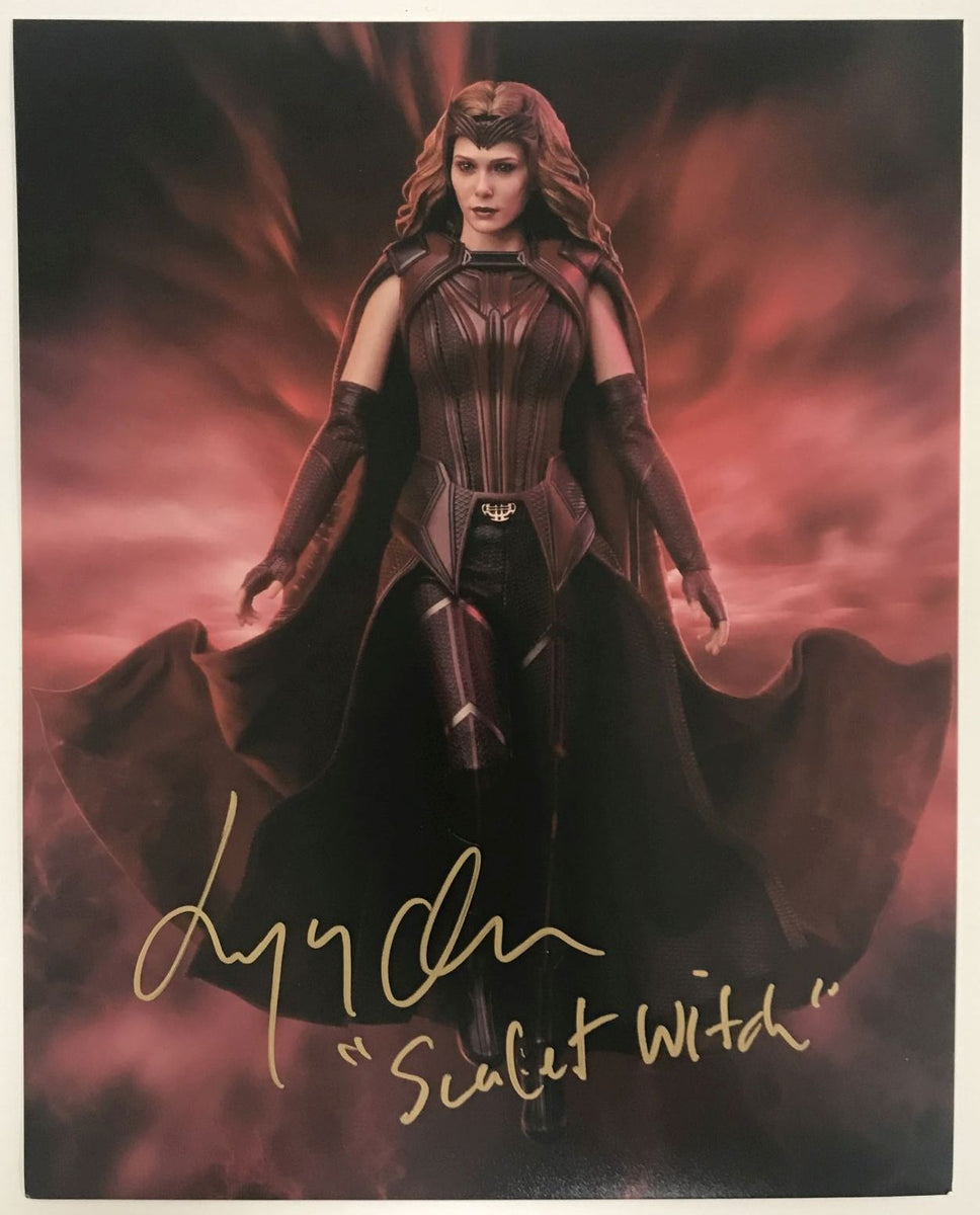Elizabeth Olsen Signed Autographed "Scarlet Witch" Glossy 8x10 Photo ...