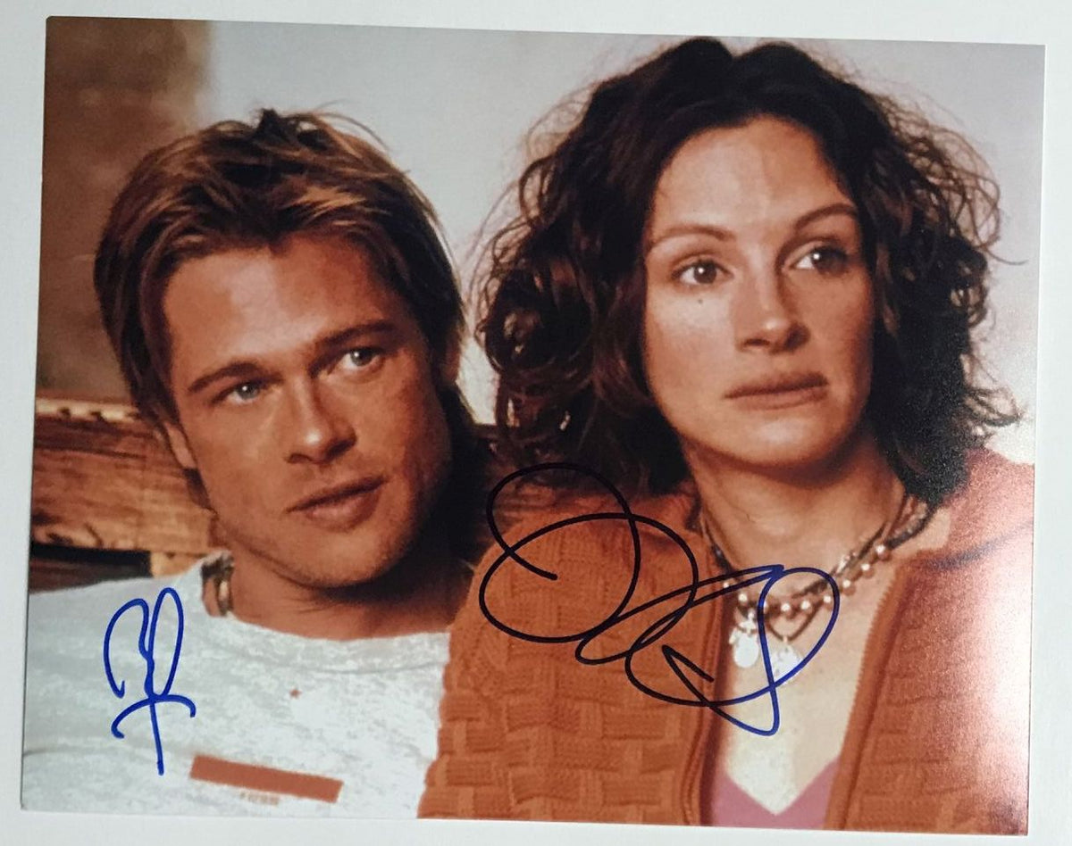 Brad Pitt & Julia Roberts Signed Autographed "The Mexican" Glossy 8x10 ...