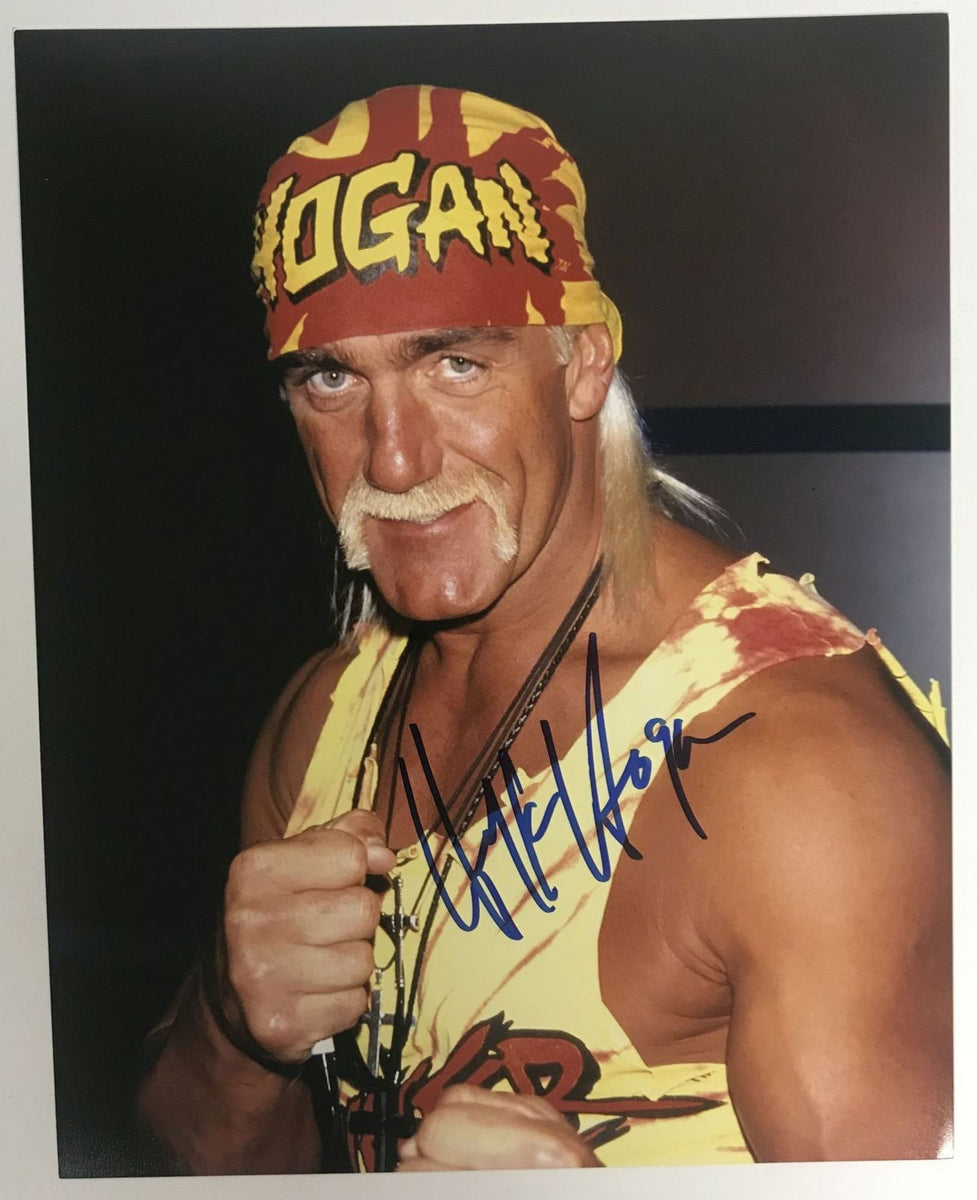Hulk Hogan Signed Autographed Glossy 8x10 Photo - Lifetime COA ...