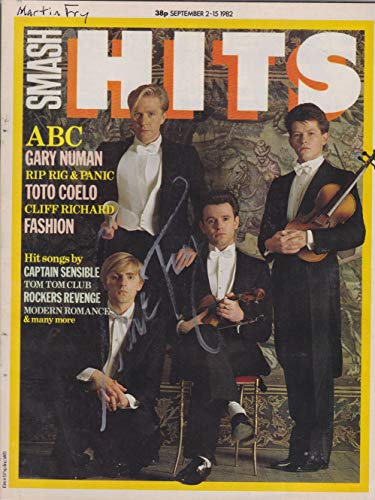 Martin Fry Signed Autographed 1982 Complete 'Smash Hits' Magazine - CO ...