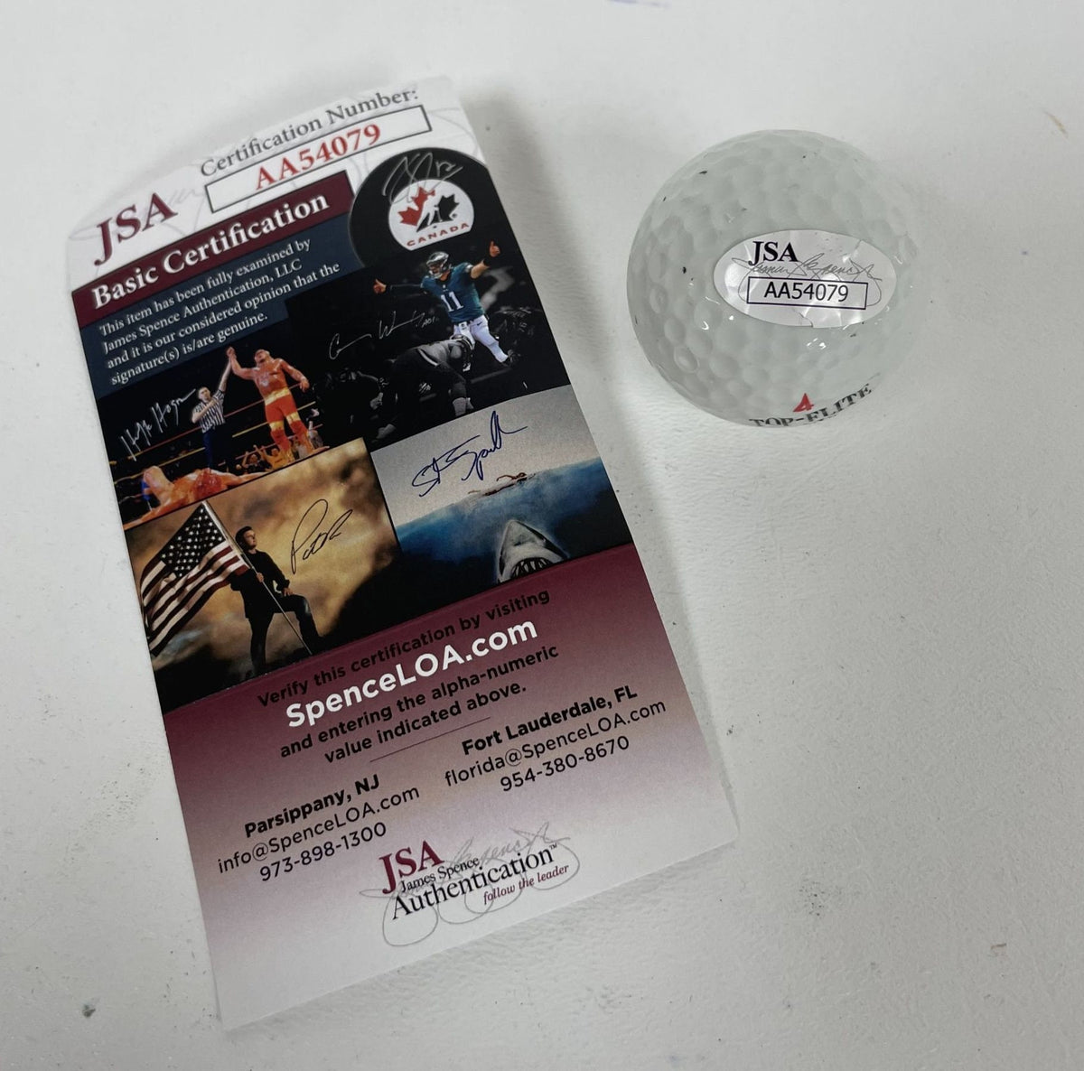 Nick Price Signed Autographed Top-Flite Golf Ball - JSA COA ...