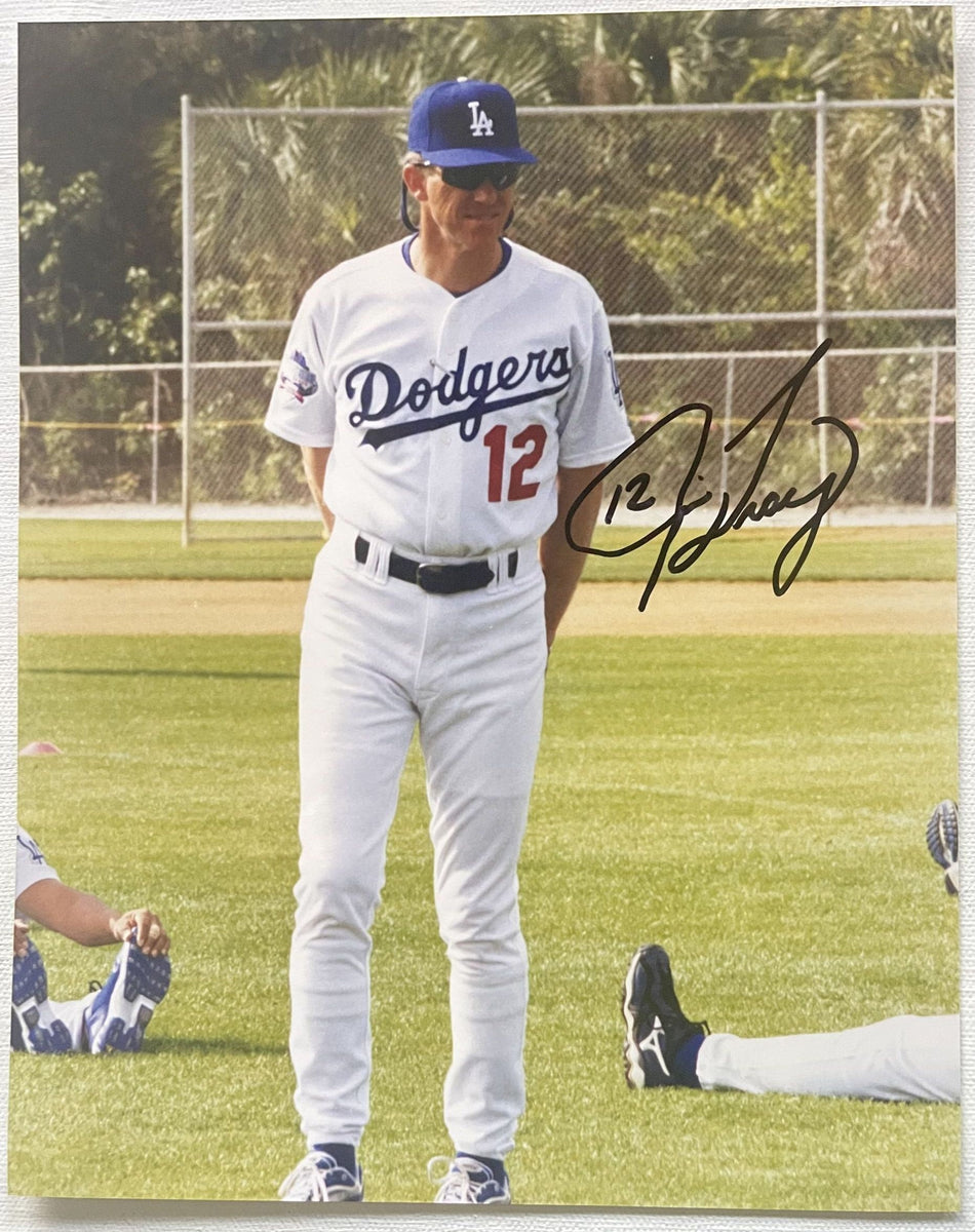 Jim Tracy Signed Autographed Glossy 8x10 Photo - Los Angeles Dodgers ...